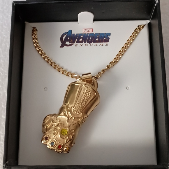 Marvel | Jewelry | Marvel 3d Thanos Infinity Stone Gauntlet Glove Fist ...